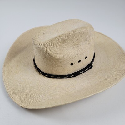 Cavender’s 20X Natural Palm Leaf Cowboy Western Cowboy Hat 7-1/4 | eBay
