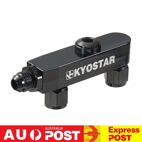 New Aluminum Fuel Rail AN8 Single Outlet Log for Dual 044 Fuel Pump E85 ...