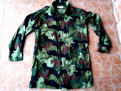 Yugoslavian army JNA m89 camouflage pattern jacket military serbia ...