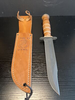 Case XX USA USMC Marine Corps Bowie Combat Survival Hunting Hunter ...