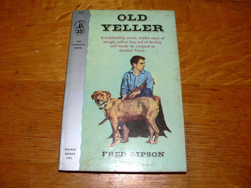 Vintage Old Yeller August 1957 1st Pocket Books Printing Paperback Book ...