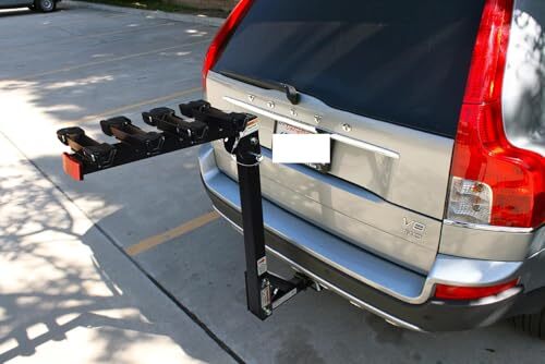 MaxxHaul 70210 Hitch Mount Bike Rack 4-Bike Rack, Black For Cars Trucks ...