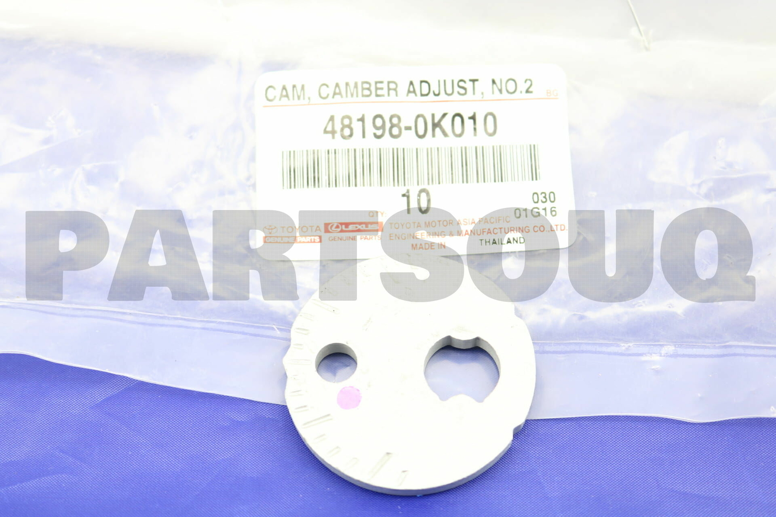 481980K010 Genuine Toyota CAM, CAMBER ADJUST, NO.2 48198-0K010 | eBay