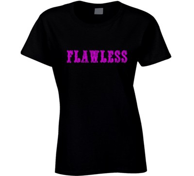 Flawless Ladies Fitted T Shirt Novelty Gift Fashion Tee Bling Glam ...
