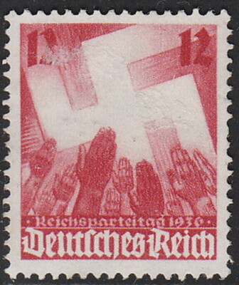 Stamp Germany Mi 633 Sc 480 1936 3rd Reich Emblem Nuremberg Party Rally ...