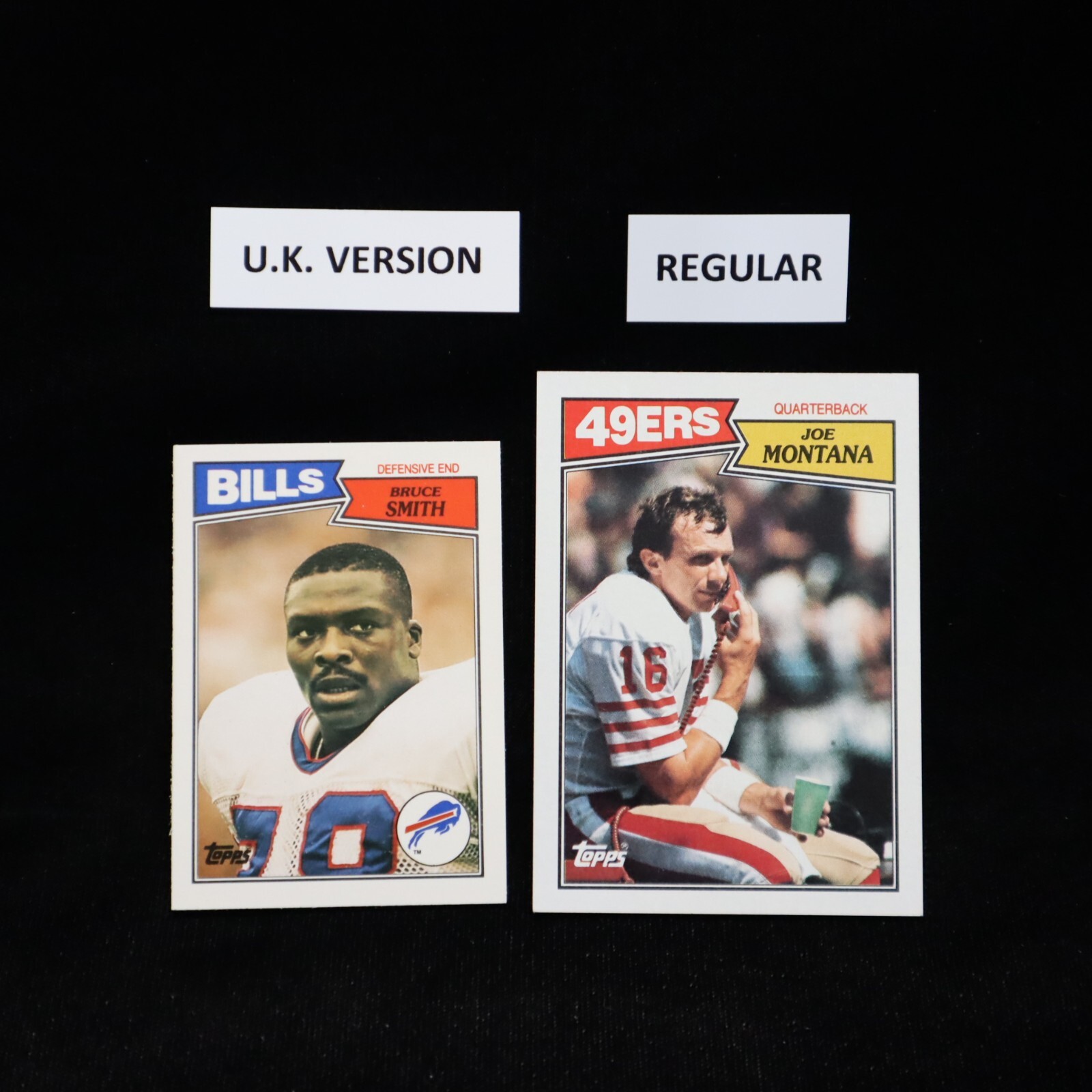 1987 Bruce Smith Buffalo Bills U.K. Topps Mini #73 "A" | eBay