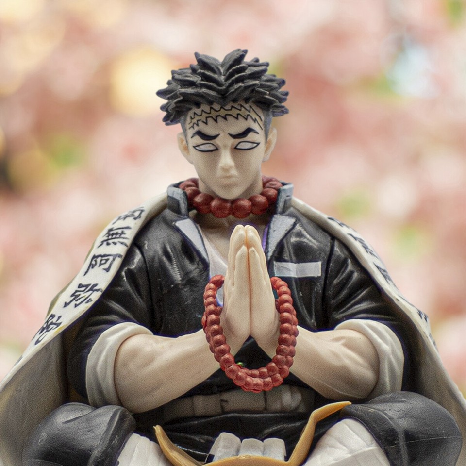 Demon Slayer Nezuko Inosuke Tanjiro Zenitsu Perching Figures Rice Balls ...