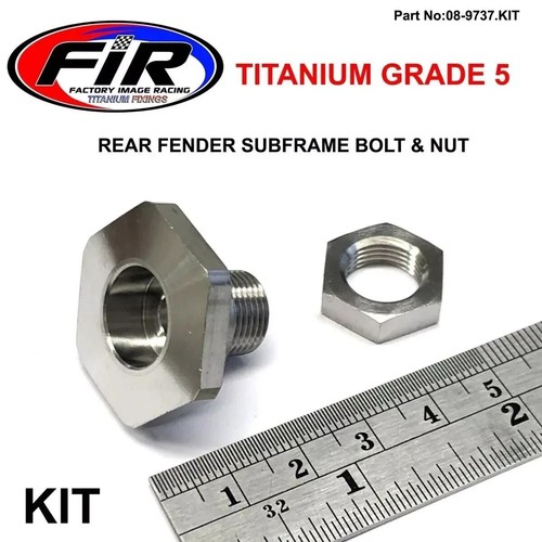 FIR Titanium Rear Fender Seat Bush / Nut + Bolt Kit KTM SX250 2003 ...