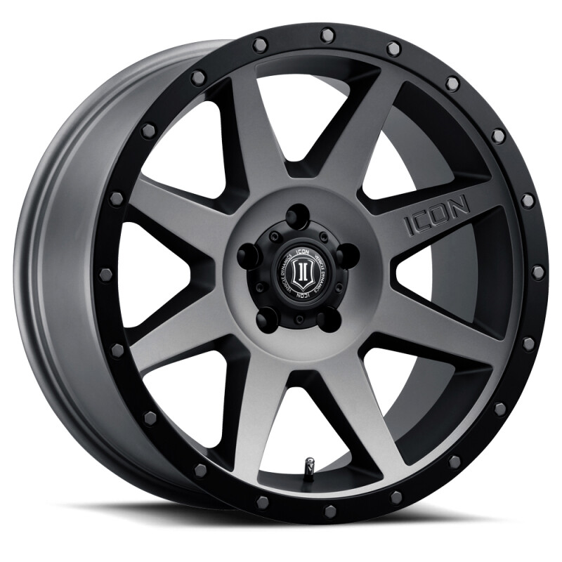 ICON Rebound 20x9 6x5.5 0mm Offset 5in BS Titanium Wheel FOR Silverado ...