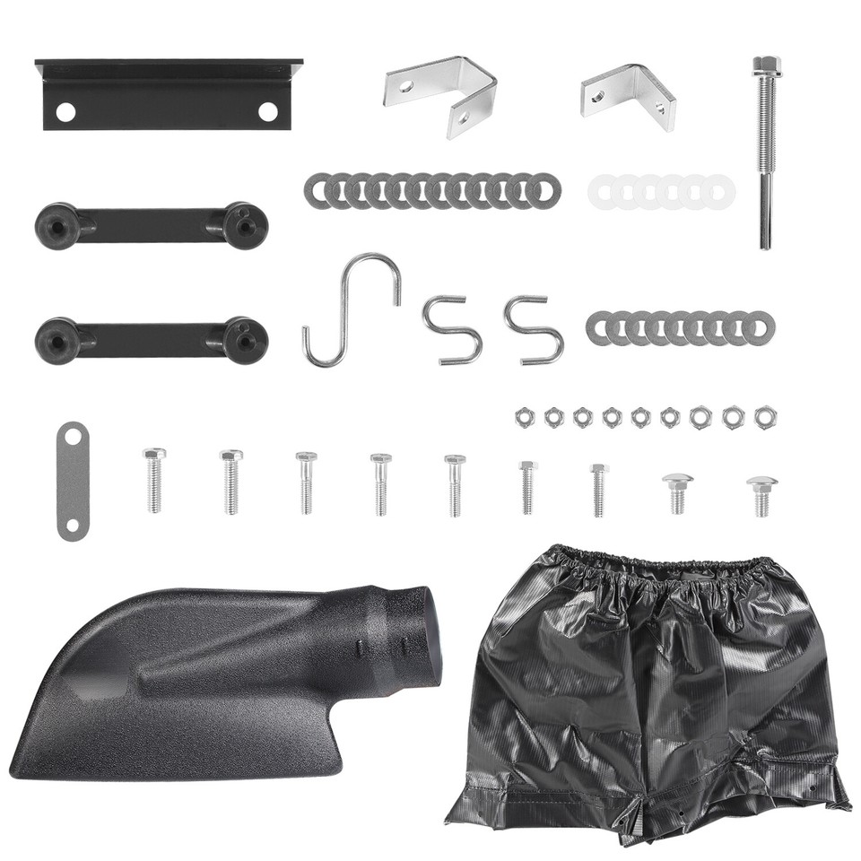 62468 Leaf Vacuum Bagger Deck Boot Chute Adapter for Agri-Fab Mow-N-Vac ...