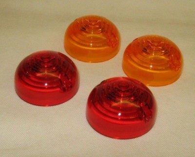 Land Rover Series or Defender Rear Indicator & Stop/Tail Lamp Lens Set ...