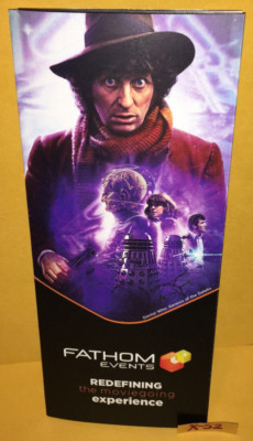 Tom Baker Doctor Who cover Fathom Events Pamphlet genesis of the daleks ...