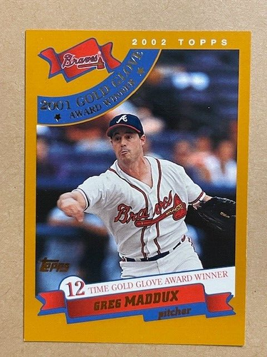 Greg Maddux ~ 2002 Topps #705 Atlanta Braves | eBay