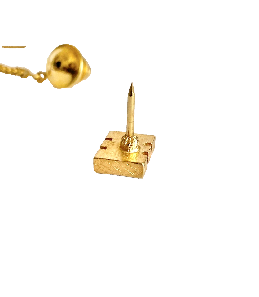 Vintage Lapis Lazuli Tie Tack Rectangle Stone | eBay