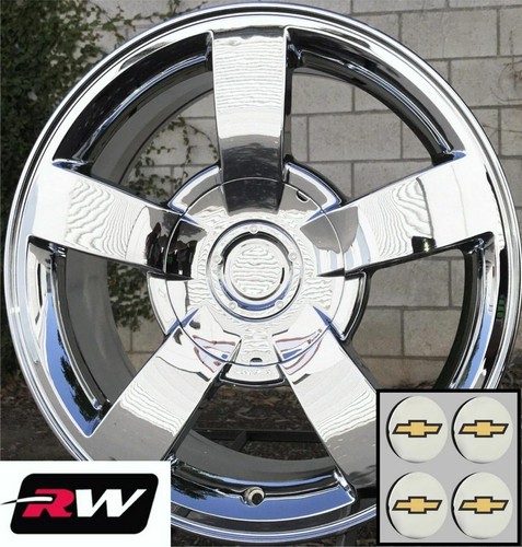 22 x10" inch Chevy Silverado SS OE Replica Wheels Chrome Rims 6x139.7 ...