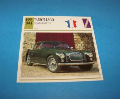 Talbot-Lago Grand Sport T 26 France Classic Automobile Photo ...