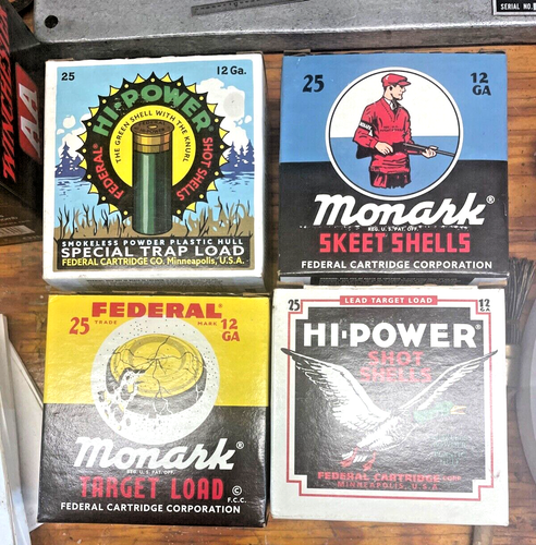 4 Federal’s 100th Anniversary Commemorative Shotshell Boxes | eBay