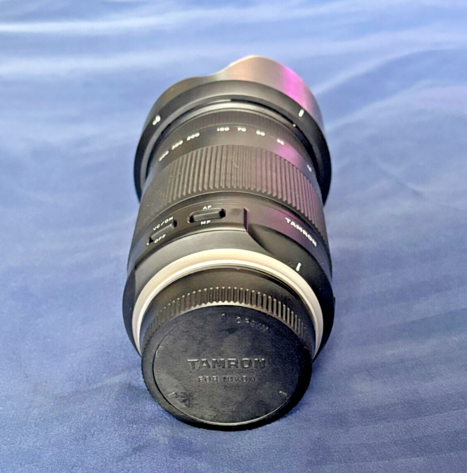 Tamron B028 18-400mm F/3.5-6.3 Zoom Lens For Nikon w/ Lens Hood ...