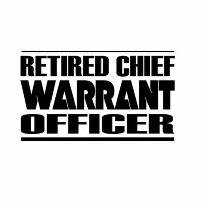 RETIRED CHIEF WARRANT OFFICER Decal Sticker | eBay