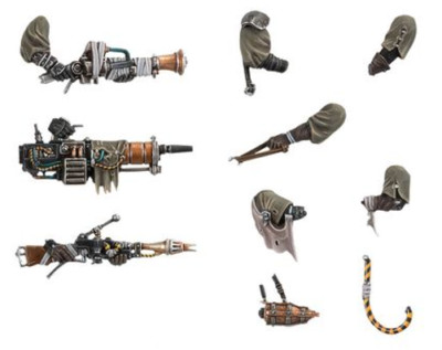 Ash Waste Nomads Weapon Upgrade Sprue Lot - Heavy Blaster Venom Caster ...