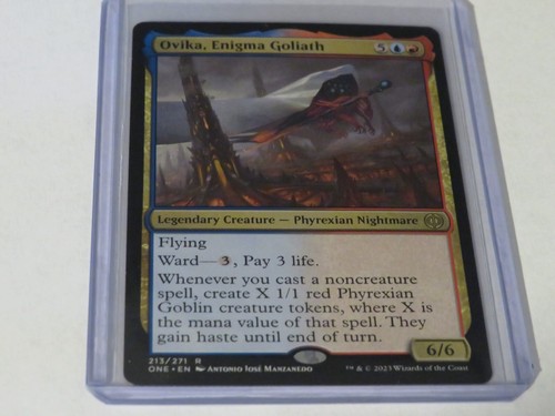 MTG Ovika, Enigma Goliath Phyrexia: All Will Be One 213/271 Regular ...