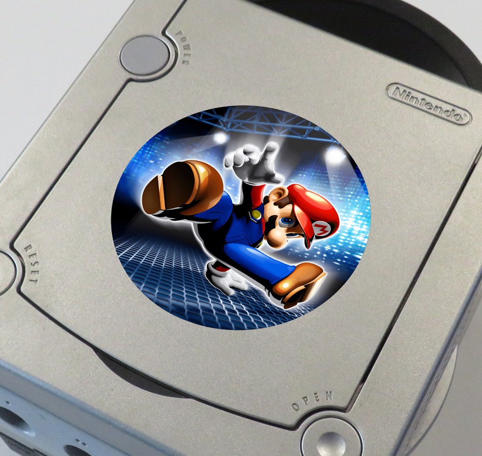 Custom Nintendo GameCube Console Jewel Stickers - 100+ Designs - You ...