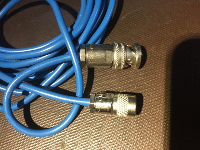 RF Trompeter Twinax Cable W Pl155-29 & Pl75-29 Connectors 10 Feet TWC ...