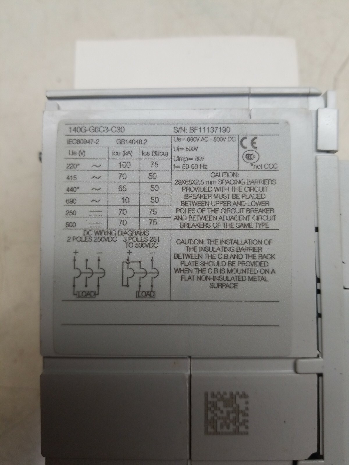 Allen Bradley 140G-G6C3-C30, 194R-N | eBay