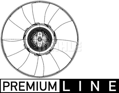 MAHLE BEHR LCV Radiator/condenser fan PREMIUM LINE [CFF500000P] AU ...