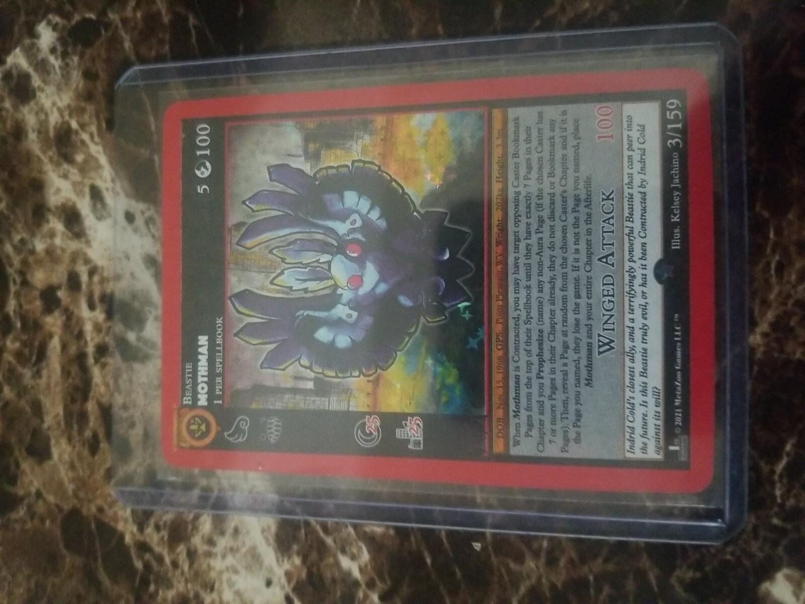 MetaZoo Cryptid Nation 1st Edition Mothman Full Holo 3/159 | eBay
