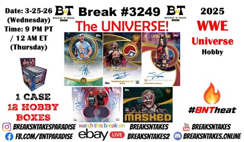 ALEXA BLISS 2025 Topps WWE Universe Hobby CASE 12 BOX Break #3249 | eBay