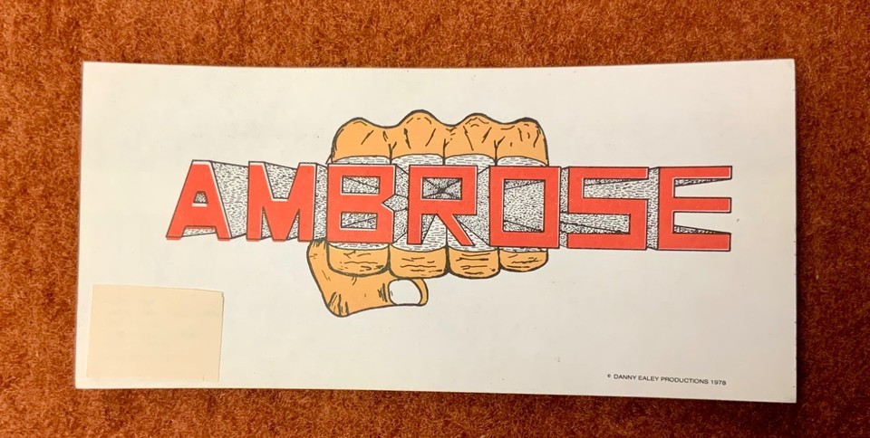Ambrose Bust Your LP Hard rock psych remastered remix free sticker and ...