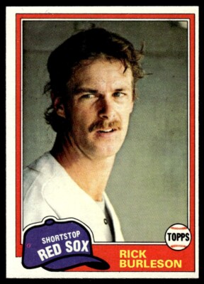 1981 Topps Rick Burleson Boston Red Sox #455 | eBay