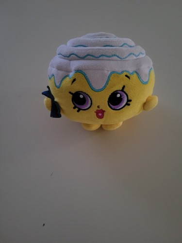 Shopkins Cindy Bon 4" Plush Yellow Stuffed Animal Toy Figure Cinnamon ...