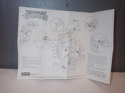 Vtg 1990 Teenage Mutant Ninja Turtles Playmates Oozey Cannon Toy ...