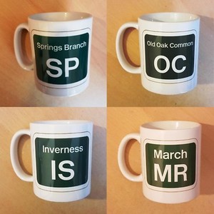 Customised Railway Depot Code Mug / Personalised Train Cup | British ...