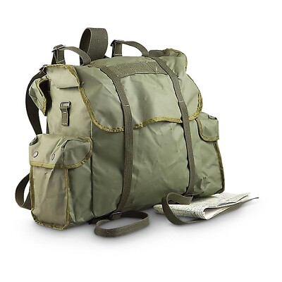 Belgian Army OD Vinyl Rucksack Tactical Rucksack for Every Adventure 6 ...