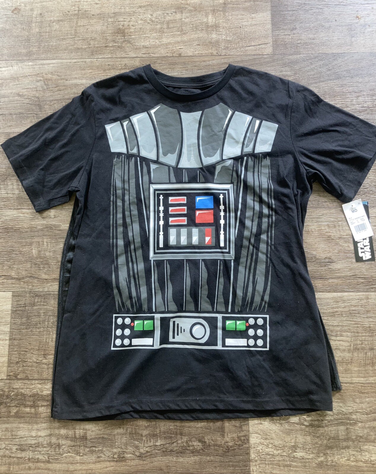 Star Wars Darth Vader Men’s Shirt Costume With Cape Size Medium | eBay