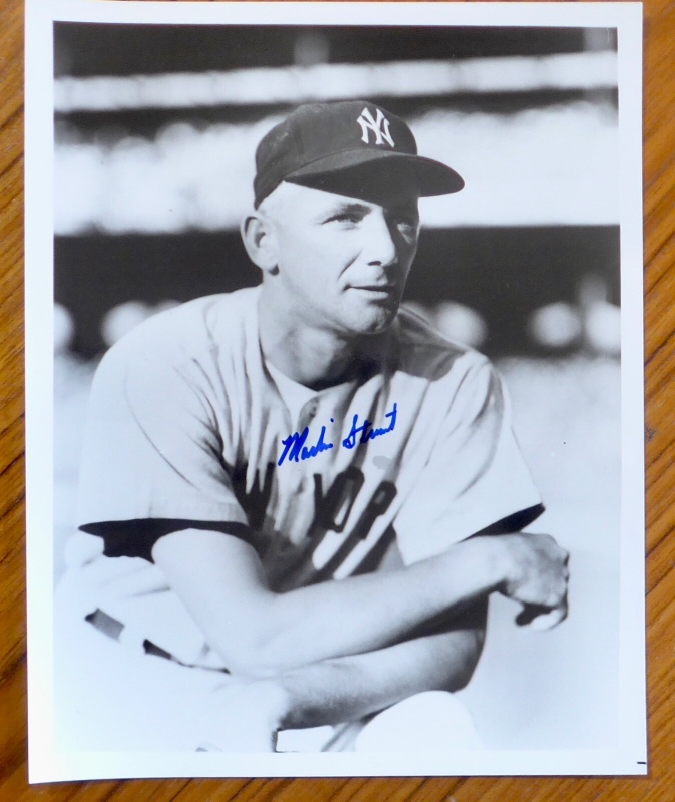 MARLIN STUART dec. 1994 auto signed autograph 8x10 photo New York ...