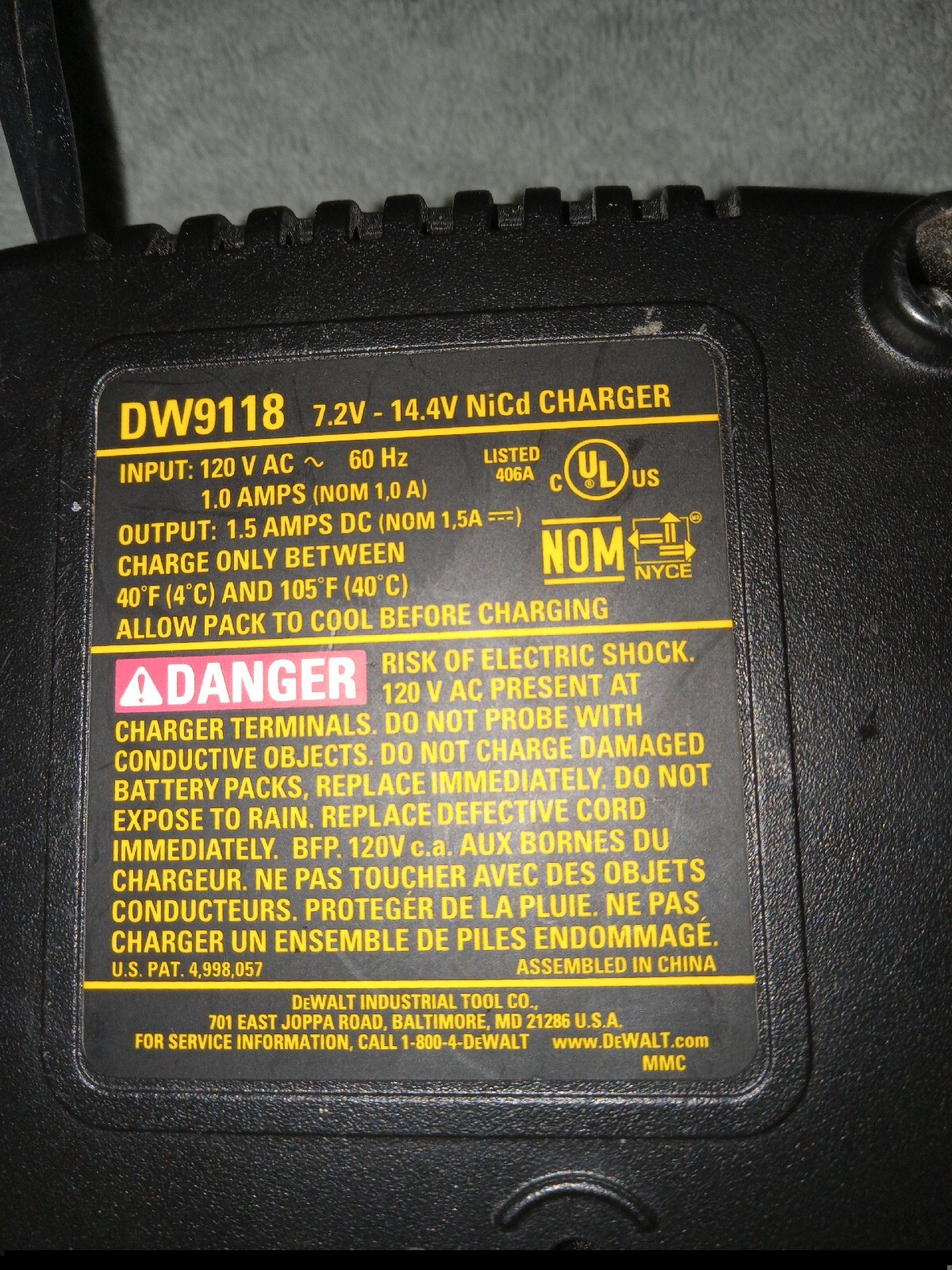 DEWALT+DC742+12v+NiCd+3%2F8%22+Cordless+Drill%2Fdriver for sale online ...