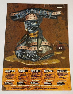 Rare Vintage 1998 Magazine Advert Picture The Gallery Turnmills London ...