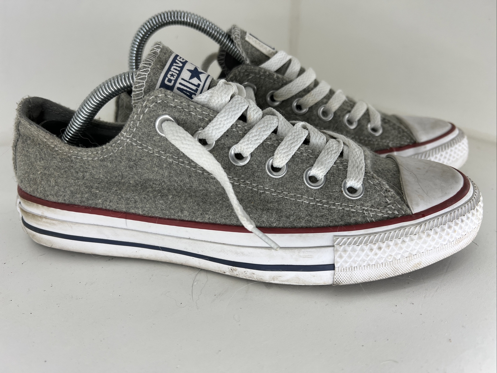 Converse Chuck Taylor All Star Gray Sneakers Womens S… - Gem