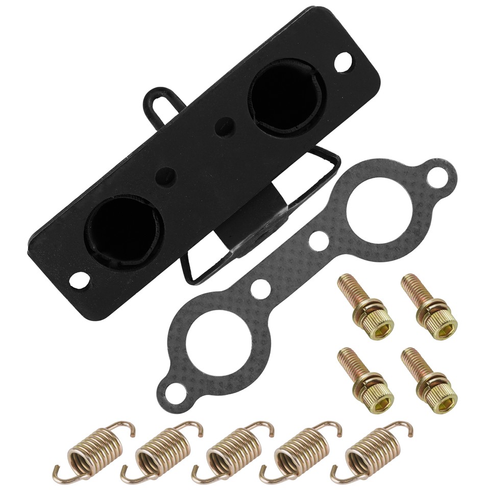 Exhaust Manifold w/ Gasket & Springs For Polaris Ranger 800 2010 2011 ...