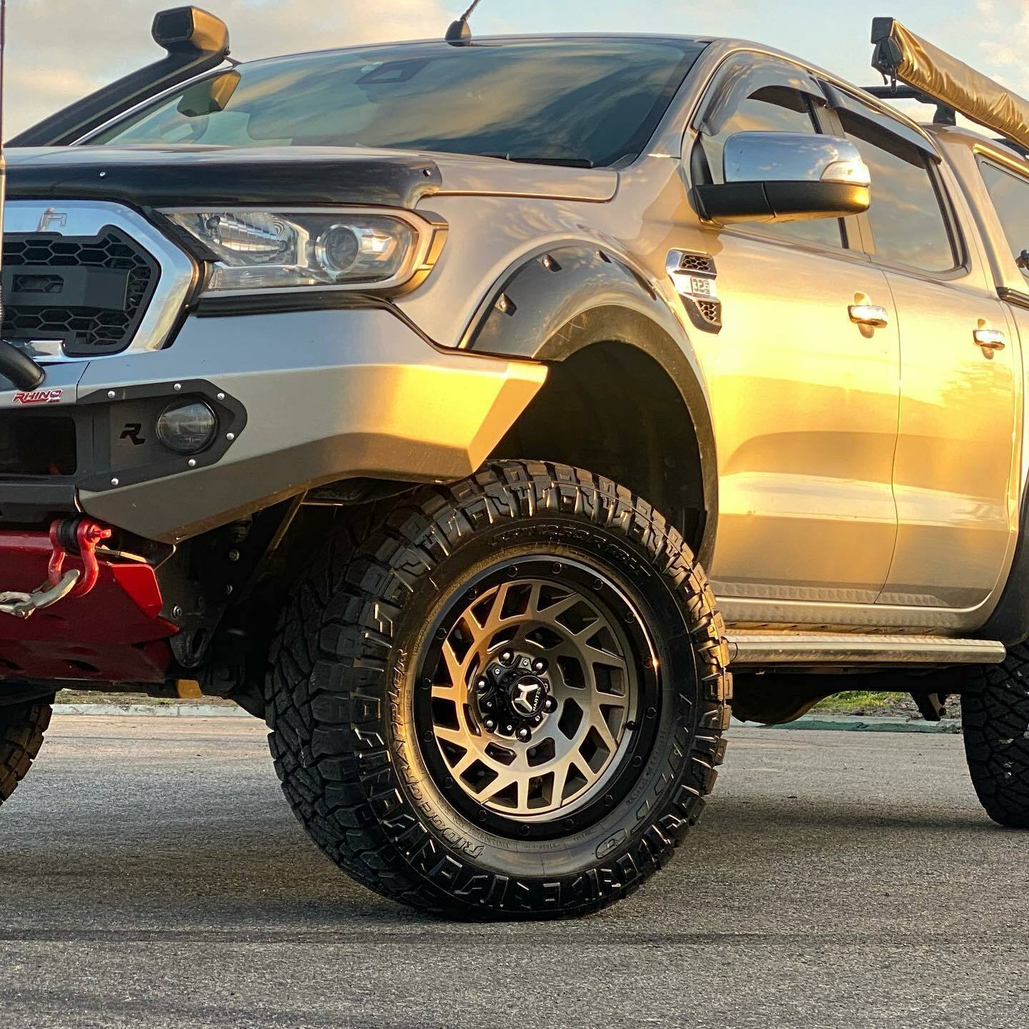 17" FORD RANGER Wheels HARTES METAL MONSTER Bronze 17x8.5 PCD 6x139.7 ...