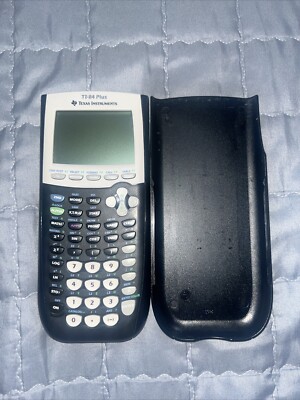Texas Instruments TI-84 Plus Graphing Calculator Yellow W/ Cover ...