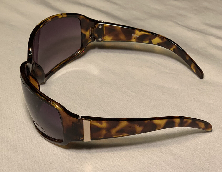 Oversized Rectangle Sunglasses Women Tortoise Shell Frames 100% UV ...