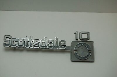 1975-1980 CHEVROLET SCOTTSDALE 10 SQUARE-BODY TRUCK USED FENDER EMBLEM ...