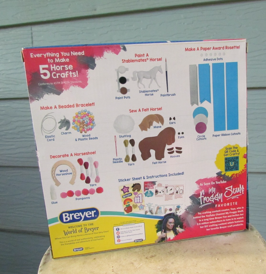 Breyer 2022 ITS ALL ABOUT HORSES CRAFT SET ,nib | eBay