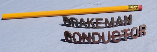 Vintage Union Pacific Railroad CONDUCTOR & Shreve Co. BRAKEMAN Hat ...