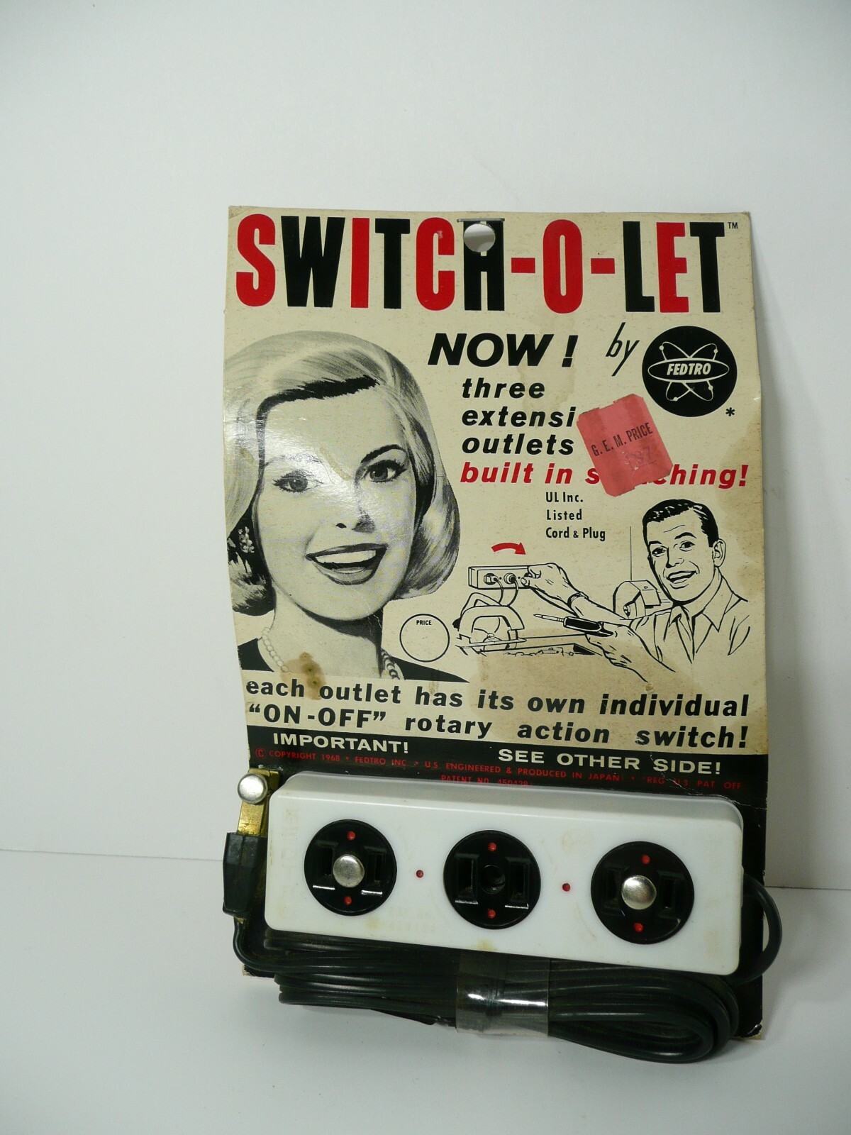 Vintage 1968 Pat. Fedtro Switch-O-Let SWT-3 New In Original Package | eBay